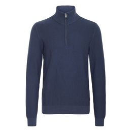 Blend Herren Troyer "Troyer BHPullover", blau, Gr. L, Obermaterial: 100% Baumwolle CO., Pullover