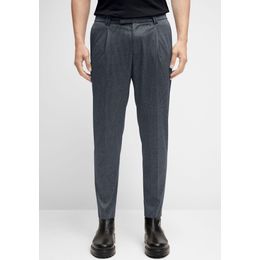 Cinque Herren Anzughose "CISANDO", blau, Gr. 52, gemustert, Web, Obermaterial: 83% Polyester, 12% Viskose, 5% Elasthan, Hosen, in dezentem Muster