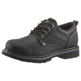 Herren Schn&uuml;rschuh, Dockers by Gerli, Gr. 40, schwarz, Leder, Basic, Schuhe, Trekkingschuh, Trachtenschuh mit Profilsohle