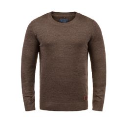 Blend Herren Strickfleece-Pullover "Strickpullover BHLars", braun, Gr. XL, Obermaterial: 50% Baumwolle CO. 50% Polyester PES., Pullover