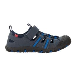 Trollkids Kinder Outdoorsandale "Kids Sandefjord Sandal XT", Gr. 33, blau, Synthetik, Textil, Schuhe