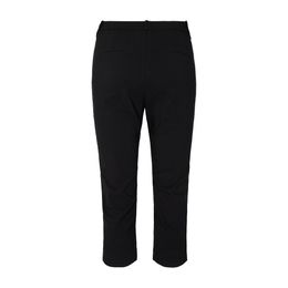 Freequent Damen Caprihose "FQSOLVEJ-CA", schwarz, Gr. L, unifarben, Web, Obermaterial: 76% Viskose, 21% Polyamid, 3% Elasthan, Hosen, Sommerhose