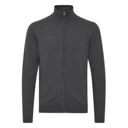 11 Project Herren Strickjacke "Strickjacke PRMelker", grau, Gr. XXL, Obermaterial: 100% Baumwolle CO., Strickjacken