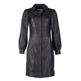 Maze Damen Dirndl "42023034", schwarz, Gr. M, Obermaterial: 100% Lammleder; Futter: 100% Polyester; &Auml;rmelfutter: 100% Polyester, Kleider