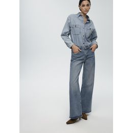 Mavi Damen Weite Jeans "LINDA", blau, Gr. 31, 99% Baumwolle, 1% Elasthan, Jeans, Denim Pants