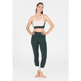 ENDURANCE ATHLECIA ATHLECIA Damen Trainingstights "Aspasia", gr&uuml;n, Gr. 40, mehrfarbig, 77% Polyamid, 23% Elasthan, Hosen, mit Quick-Dry-Funktion