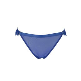 After Eden Damen String "Milou", Gr. L, blau, Mesh, Obermaterial: 90% Polyamid, 10% Elasthan. Zwickel: 100% Baumwolle, leicht transparent, unifarben,