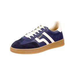 Gant Damen Sneaker "Gant Sneaker Leder", Gr. 39, blau, Leder, Schuhe