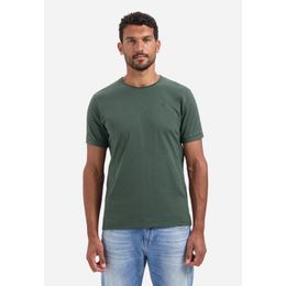 NO EXCESS Herren T-Shirt "NO EXCESS Slub-T-Shirt mit Rundhalsausschnitt"dunkelgr&uuml;n, Gr. L, 100% Baumwolle, Shirts