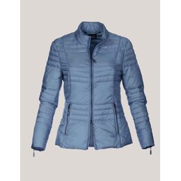 Madeleine Mode MADELEINE Damen Steppjacke "Steppjacke Leichte Steppjacke mit Stehkragen", blau, Gr. 46, Obermaterial: 100% Polyamid PA., Jacken