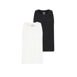 Blend Herren Rundhalsshirt "Rundhalsshirt BHEbil 2 Pack", wei&szlig;, Gr. XL, Obermaterial: 100% Baumwolle CO., Shirts