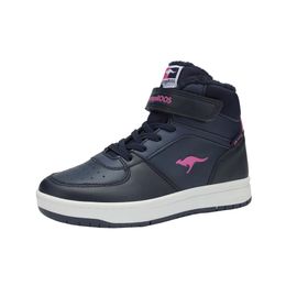 Kangaroos M&auml;dchen Sneaker "K-CP Bound Mid EV", Gr. 31, blau, Synthetik, Textil, Schuhe, wasserabweisend, w&auml;rmendes Innenfutter
