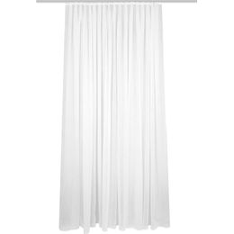 Gardine HEINE HOME, B:450cm H:160cm, wei&szlig;, Polyester, Gardinen