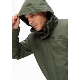 Maier Sports Herren Winterjacke "Peyor 3in1", gr&uuml;n, Gr. 46, 100% Polyester, Jacken, warme Herren Jacke, wattierte Regenjacke, wasserdicht +