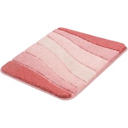 Badematte Kleine Wolke, H:21mm, lila, Kunstfaser, Badematten, "Ocean, Badvorleger, Badezimmer Teppich", Badteppich, Wellen Design, mit Farbverlauf,