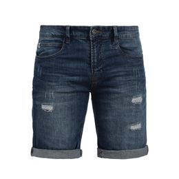 INDICODE Herren Jeansshorts "Jeansshorts IDHallow", blau, Basic, Gr. S, Web, Obermaterial: 98% Baumwolle CO. 2% Elasthan EL., Jeans
