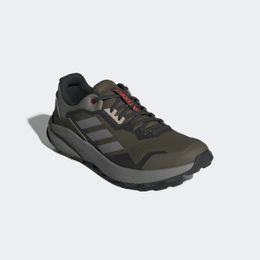 adidas terrex Herren Laufschuh "TERREX TRAIL RIDER TRAILRUNNING", Gr. 45, grün, Synthetik, Textil, Schuhe