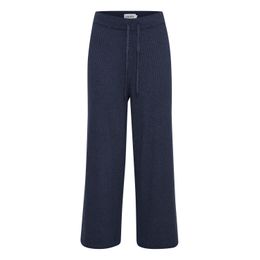 oxmo Damen Stoffhose "Stoffhose OXRie", blau, Gr. XXL, Obermaterial: 80% Viskose CV. 20% Nylon NY., Hosen