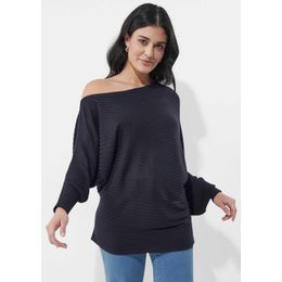 Alba Moda Damen Longpullover "Pullover Pullover", blau, Modern, Gr. 44, Obermaterial: 50% Polyacryl PAN. 50% Viskose CV., Pullover