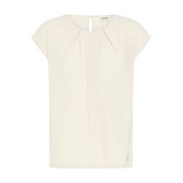 oxmo Damen Shirttop "Blusentop OXBjalla", beige, Gr. XL, Obermaterial: 64% Modal CMD. 36% Polyester PES., Tops