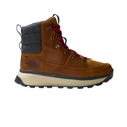 The North Face Herren Winterstiefel "M BERGEN LEATHER WP", Gr. 43timber tan, tnf rot, Leder, Schuhe, Winterschuhe, Winterboots, Snowboots, wasserdicht