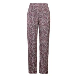 BOSS Orange Damen Webhose "Teska Premium Damenmode", bunt, Gr. 36, gemustert, Web, Obermaterial: 100% Polyester, Hosen, mit Paisley-Muster