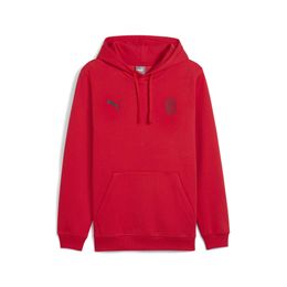 Puma Herren Hoodie "AC Milan FtblEssentials Hoodie Herren", schwarz, Gr. S, 68% Baumwolle, 32% Polyester, Sweatshirts