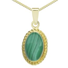 OSTSEE-SCHMUCK Damen Kette mit Anh&auml;nger "OSTSEE-SCHMUCK Kette mit Anh&auml;nger Julie Kette mit Anh&auml;nger Julie", 45cm, Gelbgold 333, L: 42, gold, Gelbgold