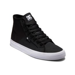 DC Shoes Herren Sneaker "Manual", Gr. 8,5schwarz, weiß, Obermaterial: Textil [Baumwolle] / Futter: Textil / Außensohle: Textil, Schuhe