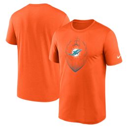 Nike Damen T-Shirt "Nike T-Shirt Miami Dolphins Nike SS Recycled Legend", orange, Gr. XXL, 100% Polyester, Shirts