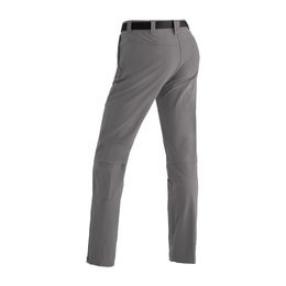 Maier Sports Damen Funktionshose "Inara slim", grau, Gr. 23, 90% Polyamid, 10% Elasthan, Hosen, Herren Wanderhose, atmungsaktive Outdoor-Hose, 4