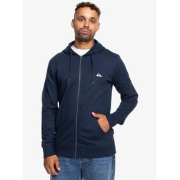 Quiksilver Herren Kapuzensweatjacke "BASIC HOOD ZIP YOUNG MEN", blau, Gr. XL, Sweatware, Obermaterial: 60% Baumwolle, 40% Polyester, Sweatjacken