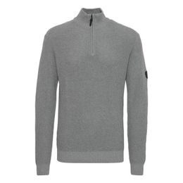 INDICODE Herren Troyer "Troyer IDRevillan", grau, Gr. L, Obermaterial: 46% Baumwolle CO recyc.. 34% Baumwolle CO. 20% Polyester PES., Pullover