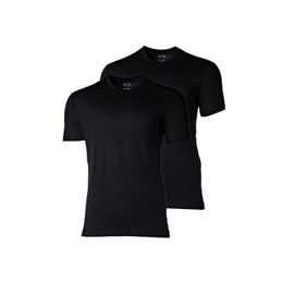 Ceceba Damen T-Shirt "T-Shirt 2er Pack", schwarz, Gr. L, Obermaterial: 100% Baumwolle CO., Shirts