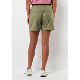 Jack Wolfskin Damen Shorts "KARANA SHORTS W", gr&uuml;n, Gr. M, OBERSTOFF: 55% HANF, 45% BAUMWOLLE; Futter: 65% POLYESTER, 35% BAUMWOLLE, Hosen