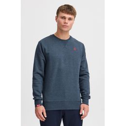 !Solid SOLID Herren Longpullover "Sweatshirt SDBenn", blau, Gr. M, Obermaterial: 50% Baumwolle CO. 50% Polyester PES., Sweatshirts