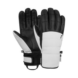 Reusch Damen Skihandschuhe "Elin R-TEX XT", schwarz-weiß, Gr. 7,5, 70% Polyester, Handschuhe, mit wasserdichter und atmungsaktiver Funktion