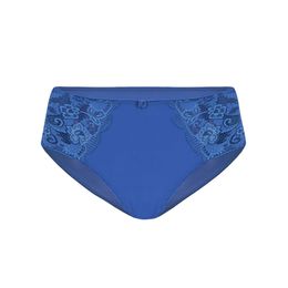 SuSa Damen Slip "Damen Slip Latina", Gr. 38, blau, Spitze, Obermaterial: 78% Polyamid PA. 16% Elasthan EL. 6% Baumwolle CO., Unterhosen