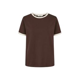 Soft Rebels Damen Funktionstop "Soft Rebels Top SRHella"664 coffee bean, Gr. S, Obermaterial: 100% Baumwolle, Tops