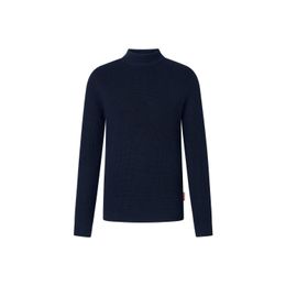 JOOP! JOOP JEANS Herren Sweater "Strickpullover 15 JJK-20Orlinor 10018459"dunkelblau, Gr. L, Obermaterial: 50% Wolle mw. 50% Baumwolle CO., Sweatshirts