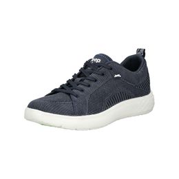 JEEP Herren Sneaker "JEEP Sneaker Lederimitat/Textil", Gr. 43, blau, Lederimitat, Textil, Schuhe
