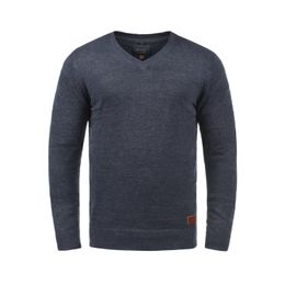 Blend Herren Strickfleece-Pullover "Strickpullover BHLasse", blau, Gr. M, Obermaterial: 50% Baumwolle CO. 50% Polyacryl PAN., Pullover