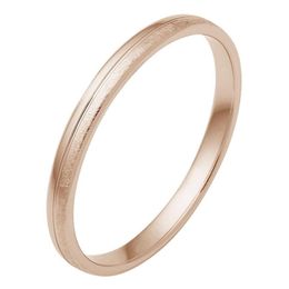 Firetti Damen Trauring "Schmuck Geschenk Gold 375 Hochzeit Ehering "LIEBE"", 72, ohne Brillanten, Ros&eacute;gold 585, 2,5mm, rosa, Ros&eacute;gold 585,