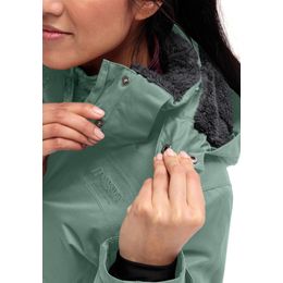 Maier Sports Damen Winterjacke "Lisa 2.1", gr&uuml;n, Gr. 40, 100% Polyester, Jacken, Damen Mantel, atmungsaktiver Wintermantel, wasserdicht, Regular Fit