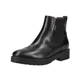 Nero Giardini Damen Stiefelette "Nero Giardini Stiefelette Leder/Textil", Gr. 41, schwarz, Leder, Textil, Schuhe