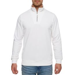 INDICODE Herren Sweater "INPortal", wei&szlig;, Gr. XXL, unifarben, Sweatware, Obermaterial: 60% Baumwolle, 40% Polyester, Sweatshirts