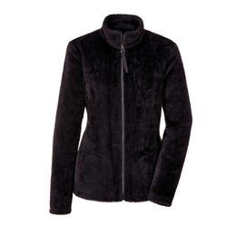 GOLDNER Damen Kurzjacke "Kurzgr&ouml;&szlig;e Teddyjacke mit Glanzeffekt", schwarz, Gr. 22, Obermaterial: 55% Polyacryl PAN. 45% Polyester PES., Jacken