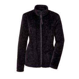 GOLDNER Damen Kurzjacke "Kurzgröße Teddyjacke mit Glanzeffekt", schwarz, Gr. 22, Obermaterial: 55% Polyacryl PAN. 45% Polyester PES., Jacken