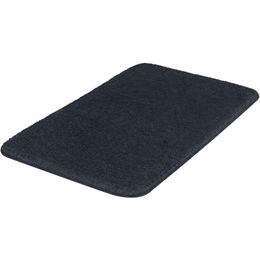 Badematte Kleine Wolke, H:30mm, blau, Polyester, Badematten, "Meadow, Badvorleger, Badezimmer Teppich", Badteppich, Uni Farben