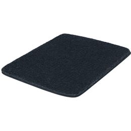 Badematte Kleine Wolke, H:30mm, blau, Polyester, Badematten, "Meadow, Badvorleger, Badezimmer Teppich", Badteppich, Uni Farben